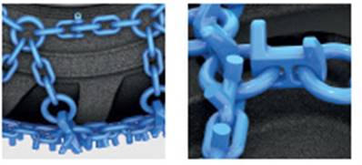 Paire de chaînes double losange Forstgrip Pro 12,5mm Pewag 44095 | Cuoq ...